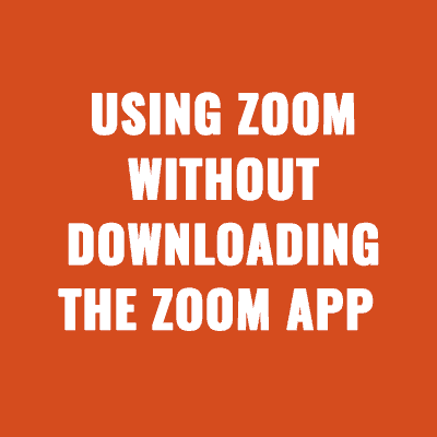 Using Zoom Without Downloading the Zoom App and How to Setup Call ...